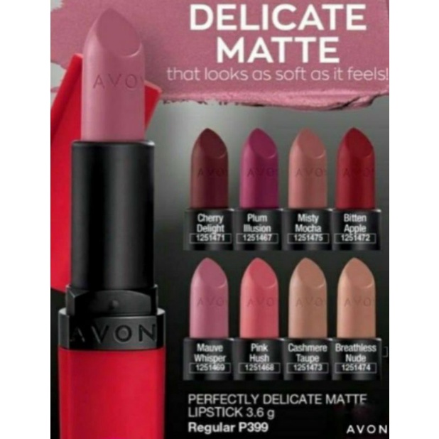 Avon True Color PERFECTLY DELICATE MATTE LIPSTICK 3.6g | Shopee Malaysia