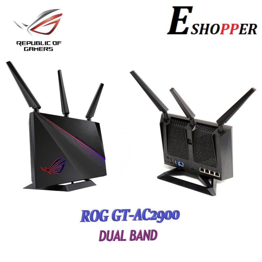 Asus ROG Rapture GT-AC2900 Dual Band WiFi Gaming Router | Shopee Malaysia