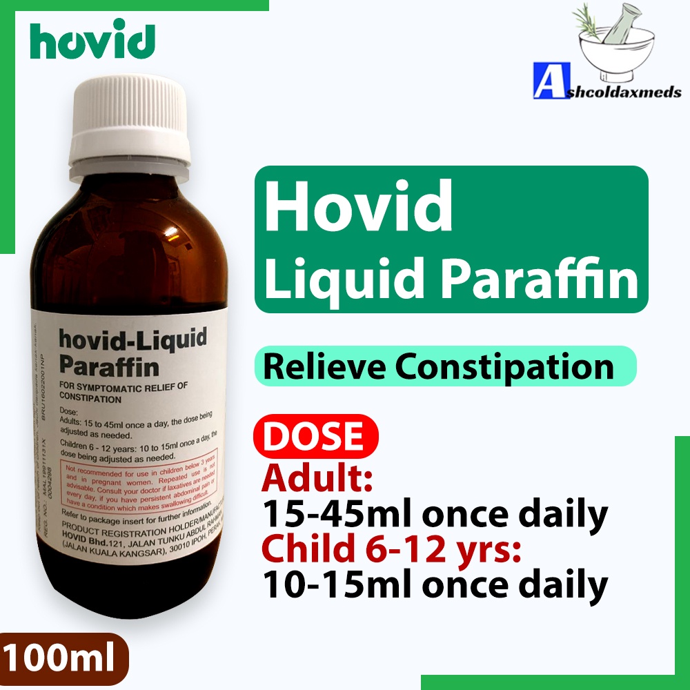 Hovid Liquid Paraffin 100ml | Shopee Malaysia