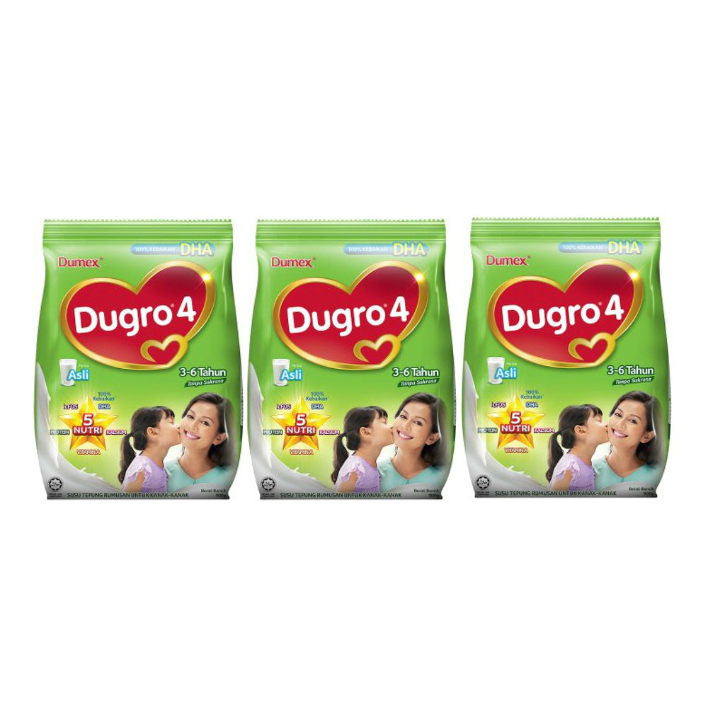 Dumex Dugro 4 Milk Powder (900g x 3 Packs) | Shopee Malaysia