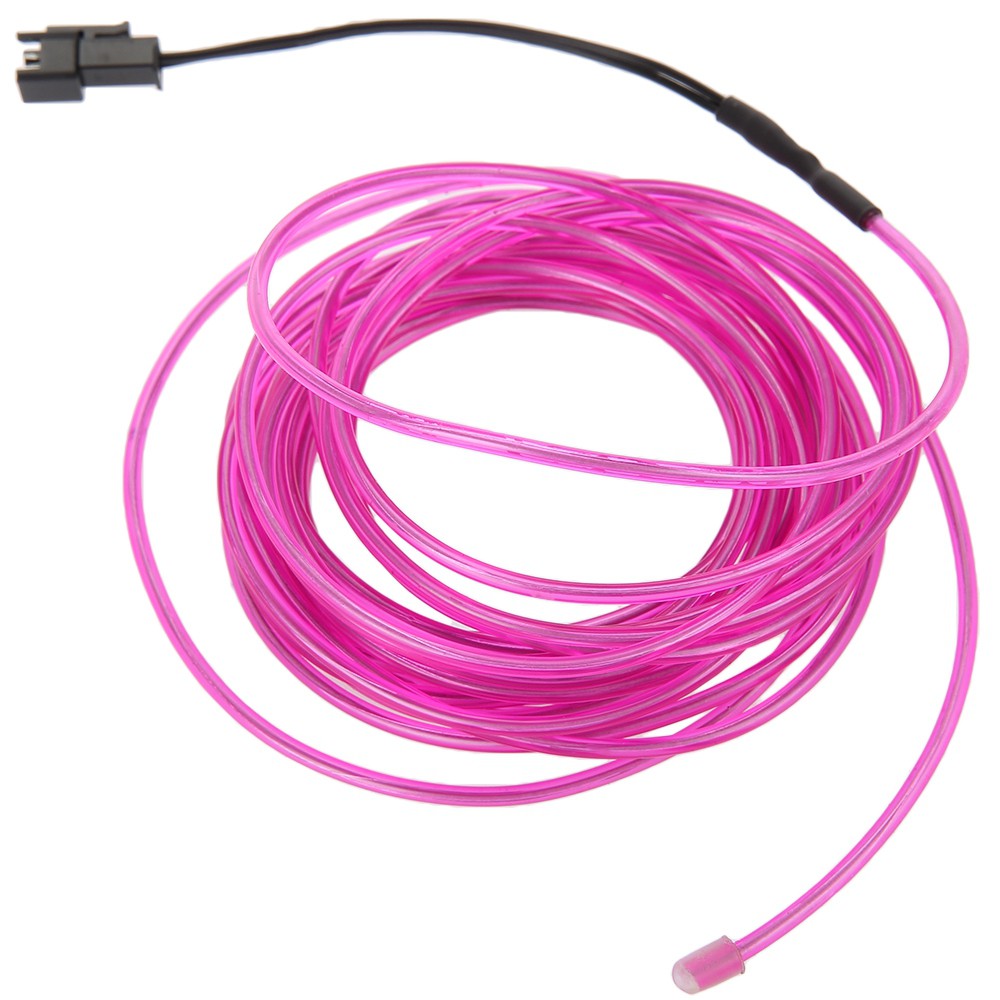 3V FLEXIBLE LED NEON LIGHT GLOW EL WIRE STRIP (PURPLE, 1M/3M/5M ...