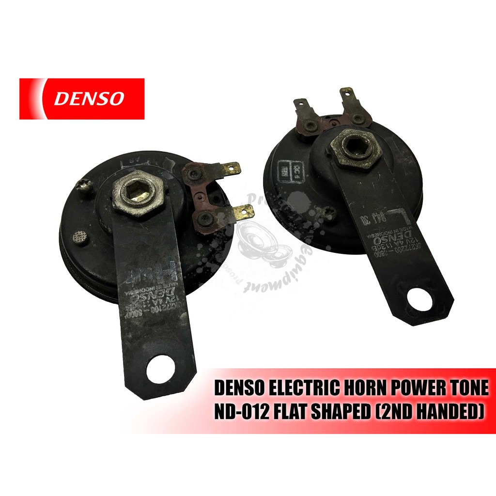 DENSO ELECTRIC HORN POWER TONE ND-012 FLAT SHAPED | Shopee Malaysia