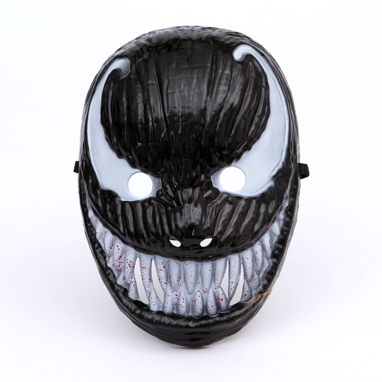 (local) venom mask black Spider Man hard version mask marvel Halloween ...