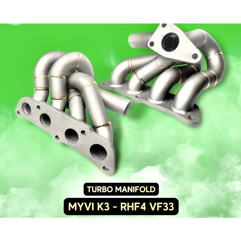 RACEFAB Turbo Manifold Stainless Steel 3mm - MYVI K3 3SZ ALZA PASSO 1.3 ...