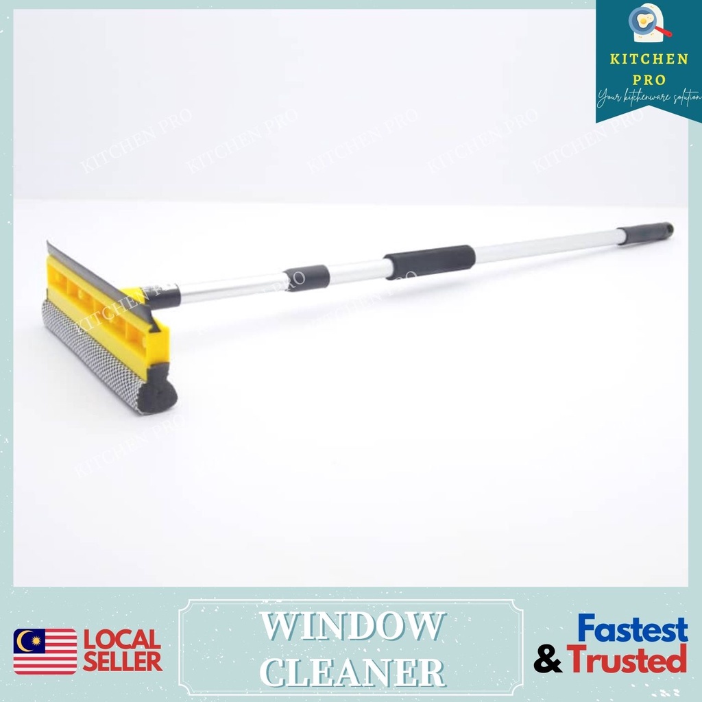 𝐊𝐈𝐓𝐂𝐇𝐄𝐍 𝐏𝐑𝐎 | 2 IN 1 Extendable Sponge Wiper / Car Window Cleaner Brush ...