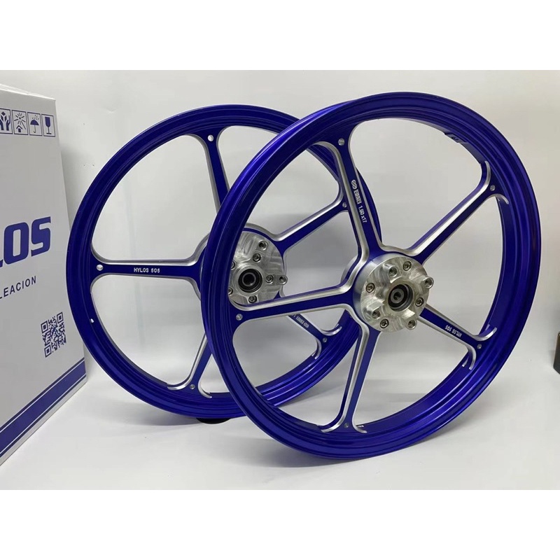 Y15ZR/Y16ZR SP505 ENKEI HYLOS O/P HUB CNC PORTING SPORT RIM BLUE KILAT ...