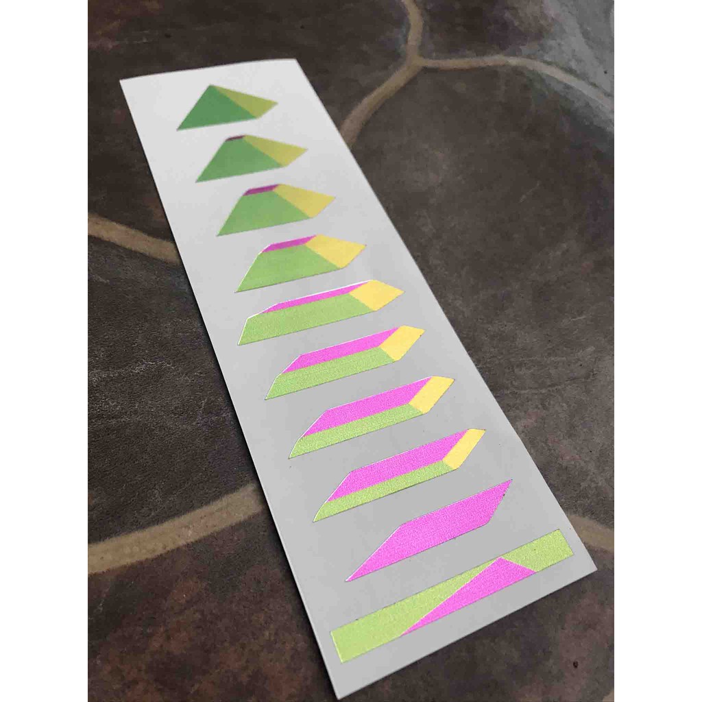 Ibanez jem 777 Steve Vai Pyramid Guitar Inlay Sticker Fretboard ...