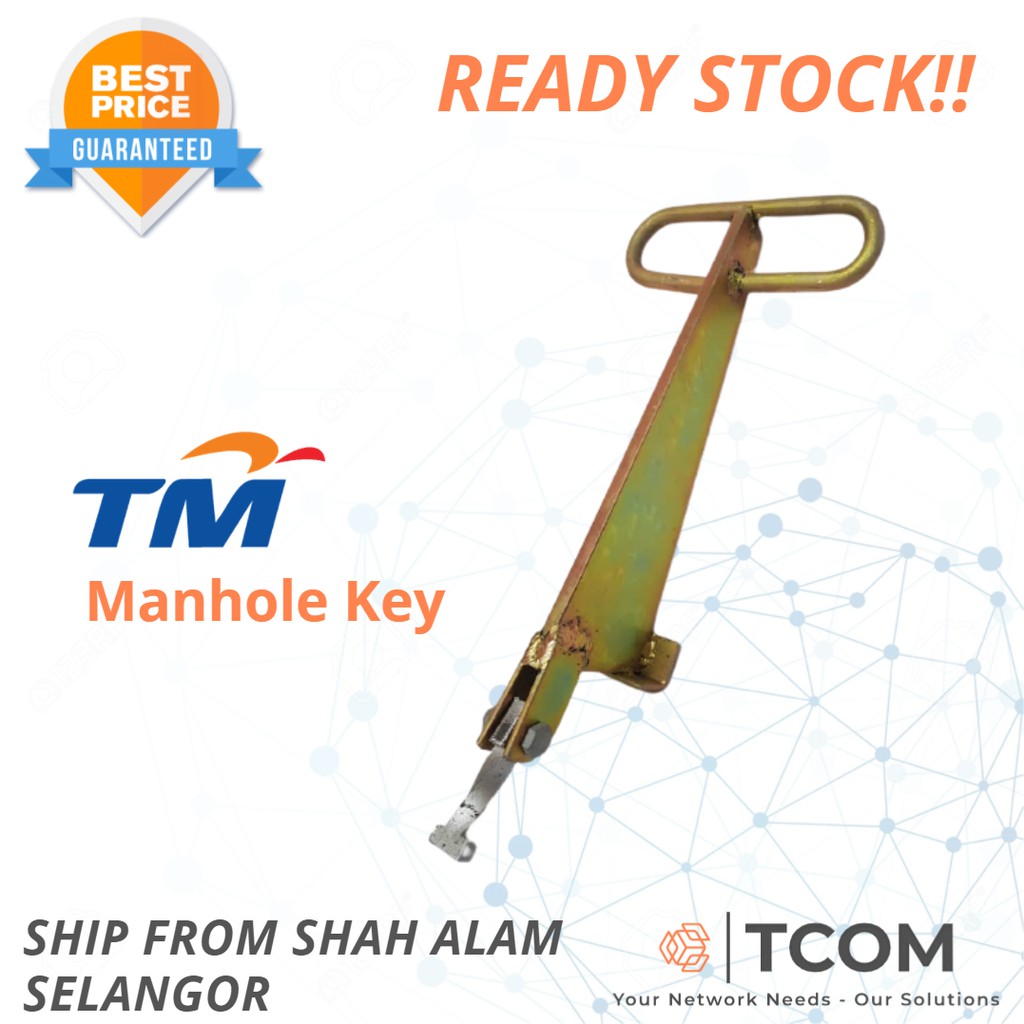 Manhole Key TM ,MAXIS ,DIGI ,FIBERCOM , (Foot Type)(Concrete) | Shopee ...
