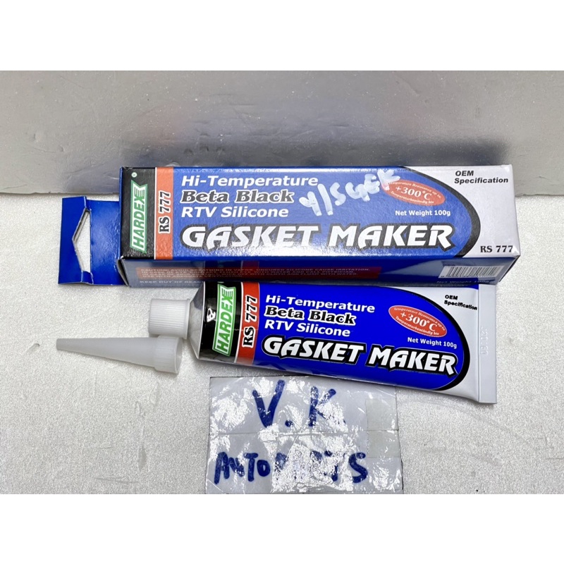 RS-777 HARDEX BETA BLACK RTV SILICONE GASKET MAKER ORIGINAL | Shopee ...
