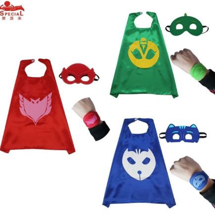 PJ MASK costume with mask & cape set | Shopee Malaysia
