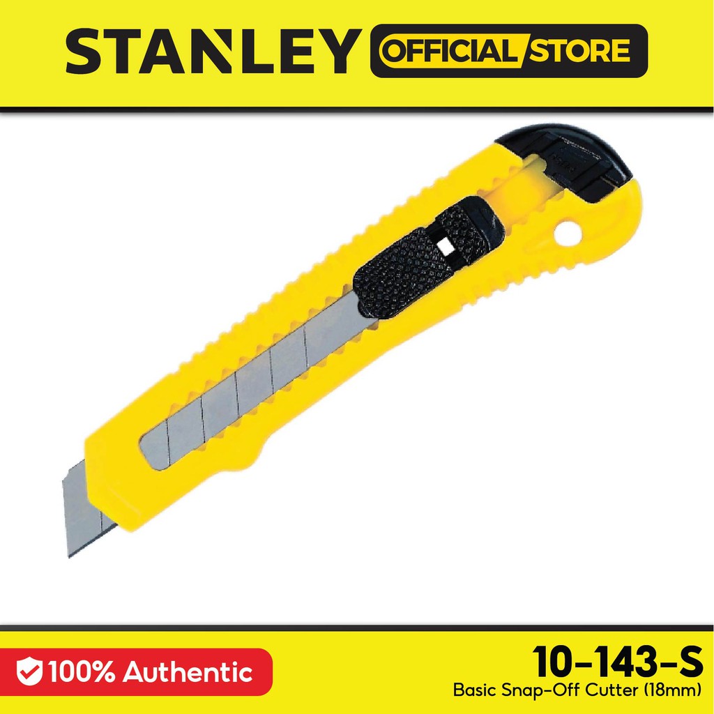 STANLEY Basic Snap-Off Knife (18mm) 10-143-S | Shopee Malaysia