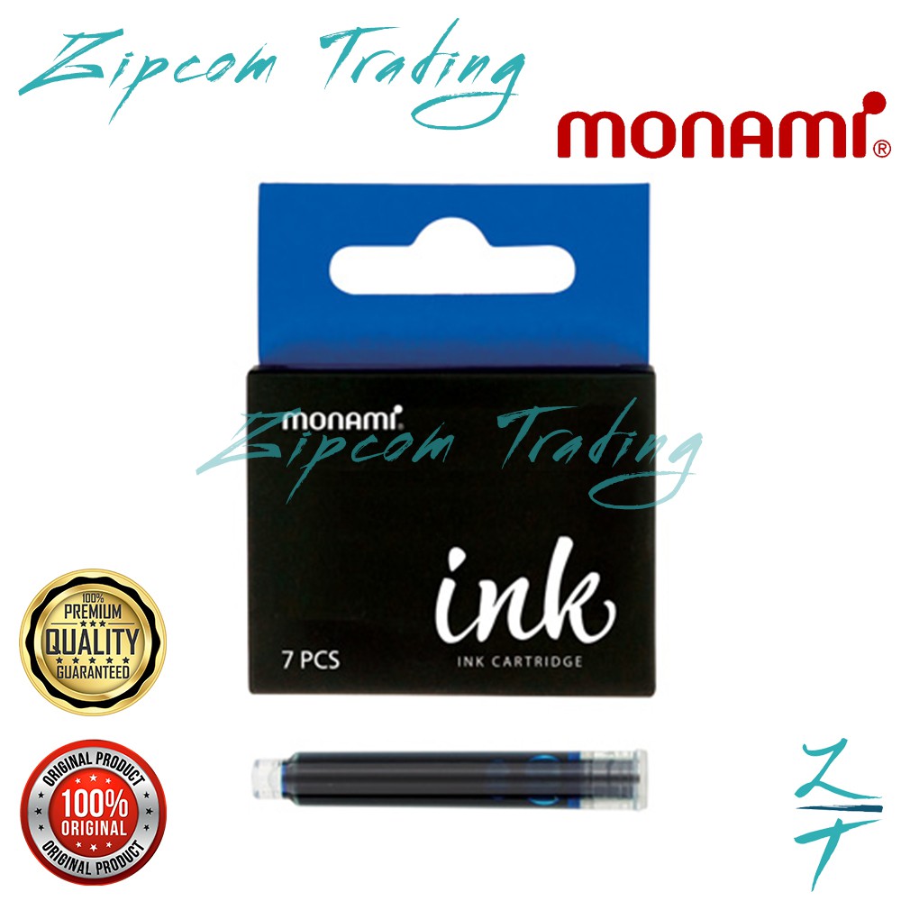 MONAMI OLIKA Fountain Pen Refill Ink Cartridge | Shopee Malaysia