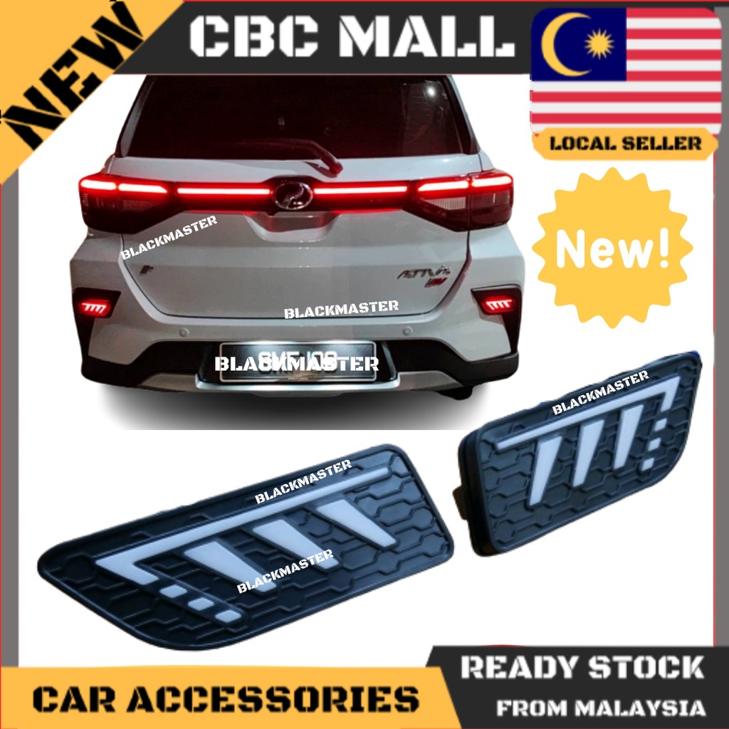 Perodua Ativa / Bezza 2020 2021 3D Dynamic Rear Bumper Reflector With ...