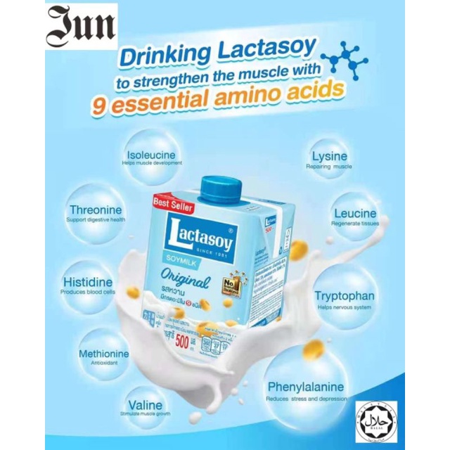 🔥Ready Stock🔥Thailand Lactosoy Soymilk 125ml & 500ml 泰国豆奶 | Shopee Malaysia