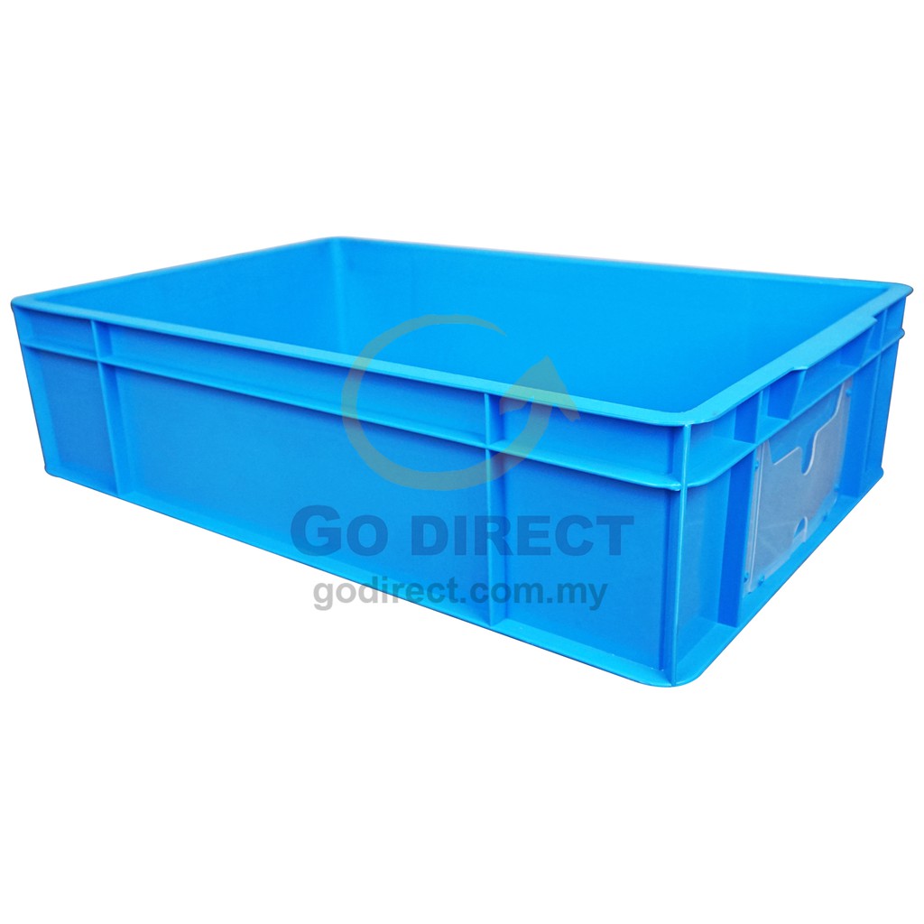 1 X 33L Square Industrial Stackable Container Basket Container Storage ...