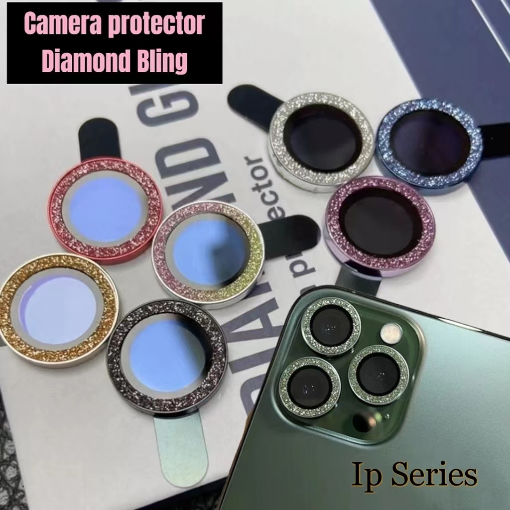 BLING BLING For IP 11 Pro Max 12 13 Mini 14 Plus Pro Max Camera Ring ...