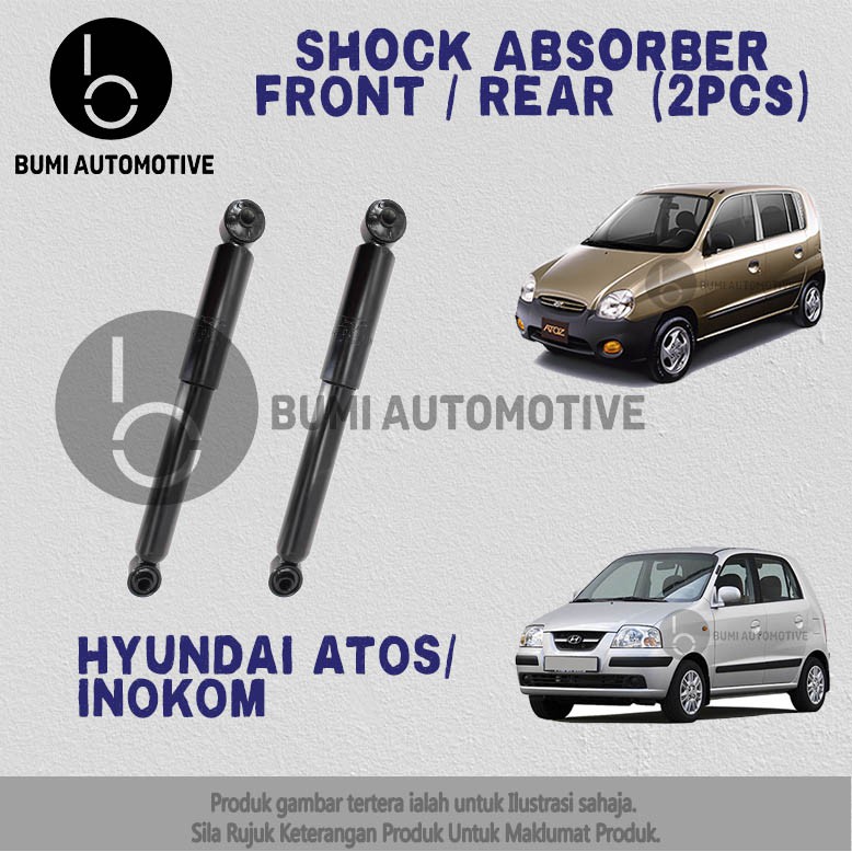 Hyundai Atos Inokom Rear (Belakang) Shock Absorber 2pcs | Shopee Malaysia