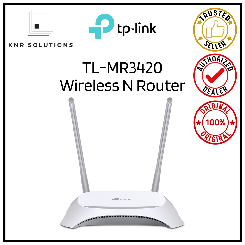 TP-LINK ROUTER STD N300 3G/3.75G (TL-MR3420) | Shopee Malaysia