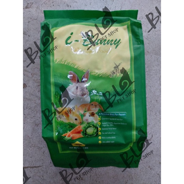i-Bunny Rabbit Food Original Pack 1kg / Makanan Arnab 1kg | Shopee Malaysia
