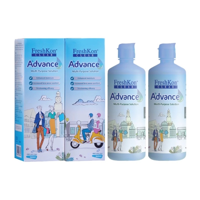 FRESHKON Clear Advance Multi Purpose Solution 2x360ml | Shopee Malaysia