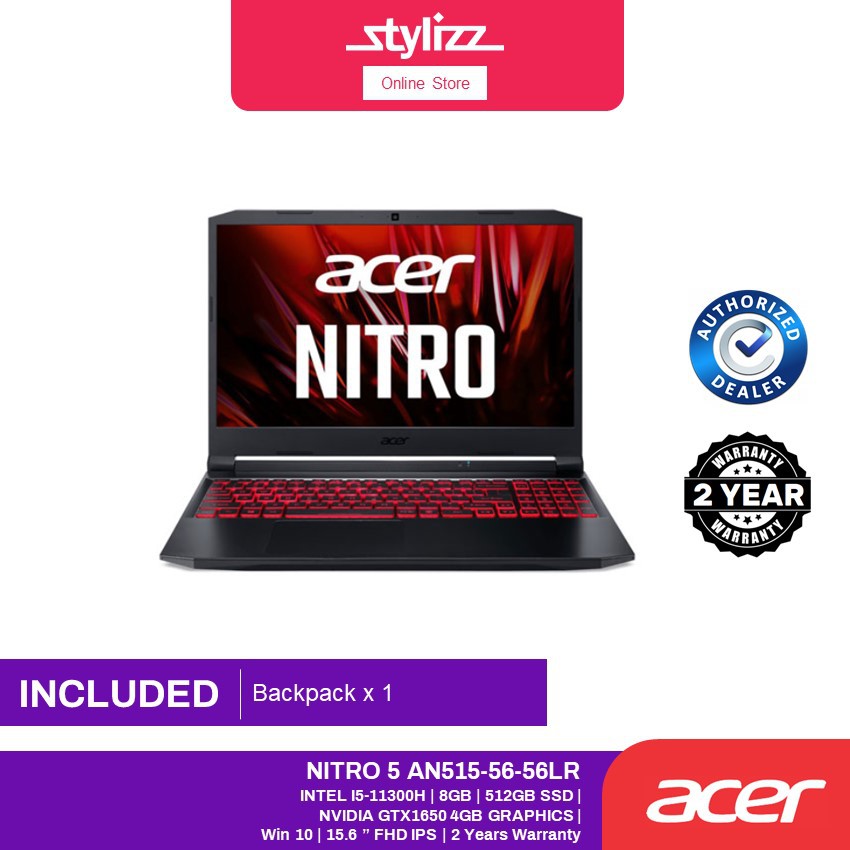 Acer Nitro 5 AN515-56-56LR / AN515-56-763W 15.6" Gaming Laptop (I5 ...