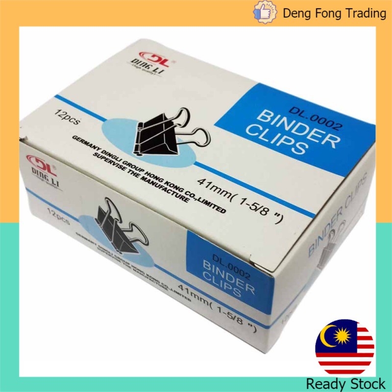 READY STOCK BINDER CLIP @ DING LI BINDER CLIP (19MM/25MM/32MM/41MM ...
