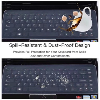 (11-17inch) MR PREMIUM QUALITY Universal Silicone Keyboard Protector ...