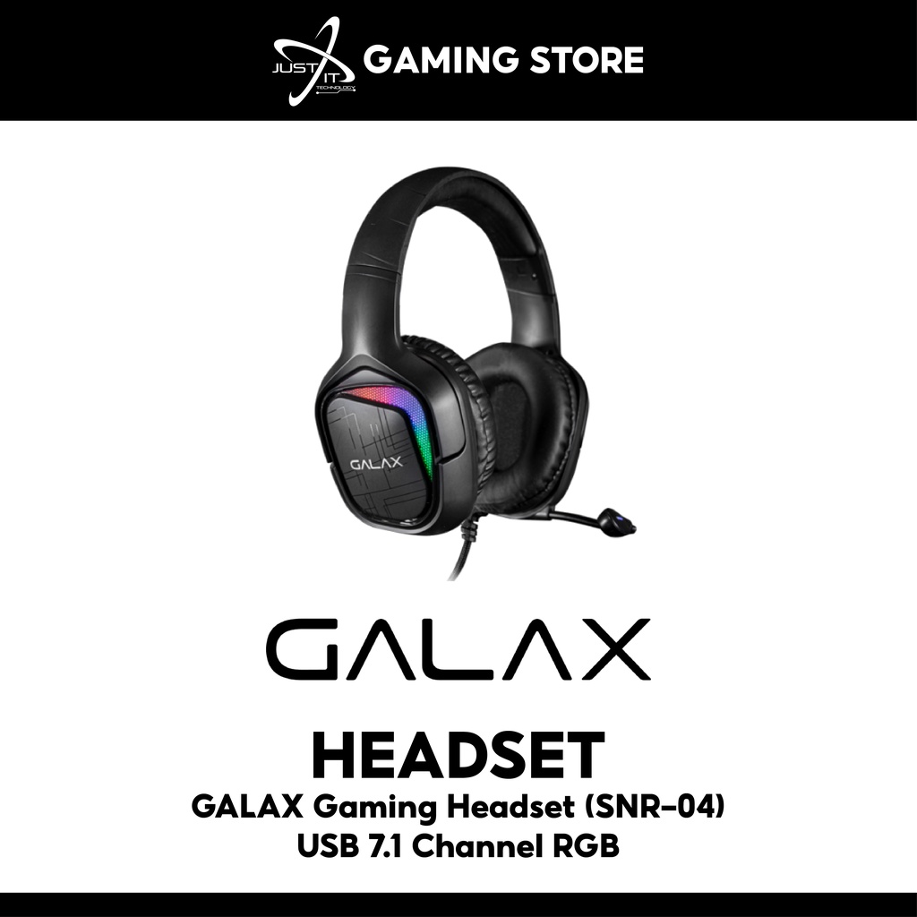 GALAX Gaming Headset (SONAR-04) USB 7.1 Channel RGB | Shopee Malaysia