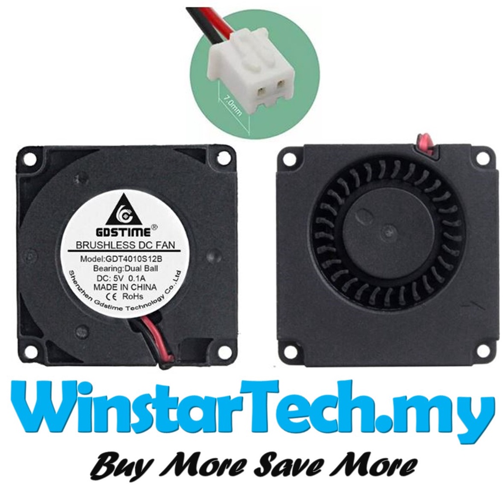 4CM 3D Printer Fan 5V 12V 24V 4010 Blower Printer Cooling Accessories ...