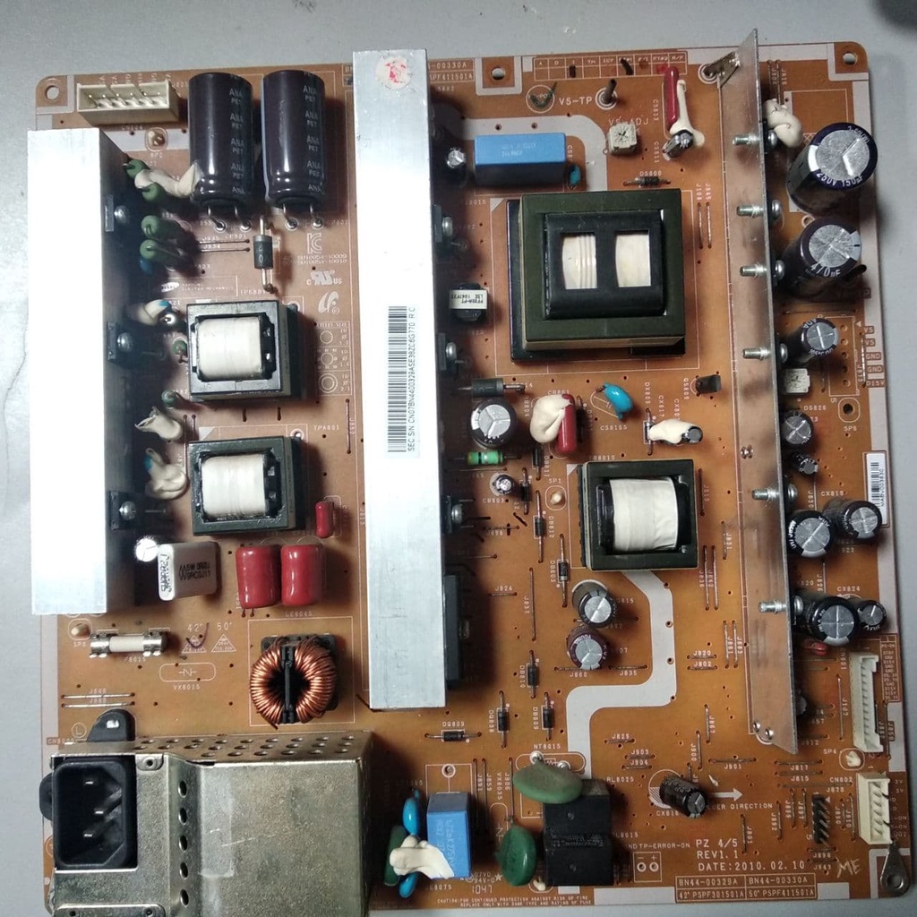 SAMSUNG PS42C430A1 | MAINBOARD BN41-01395A POWERBOARD BN44-00330A Y ...