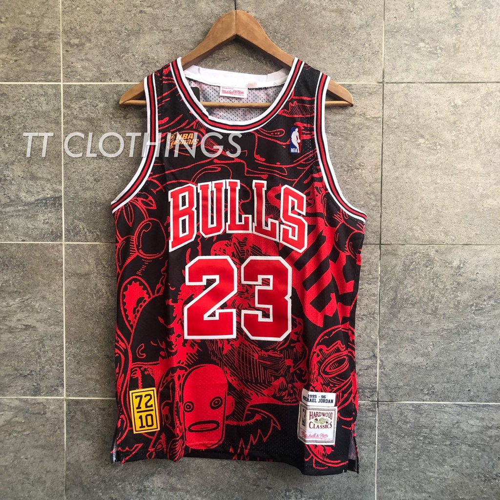[PROMO!] Michael Jordan #23 x HEBRU Red Black Special Edition NBA ...