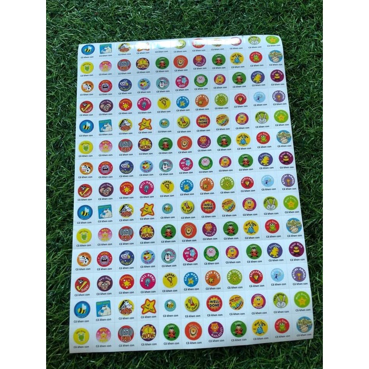 Sticker to reward students - diverse animal images (I praise you ...