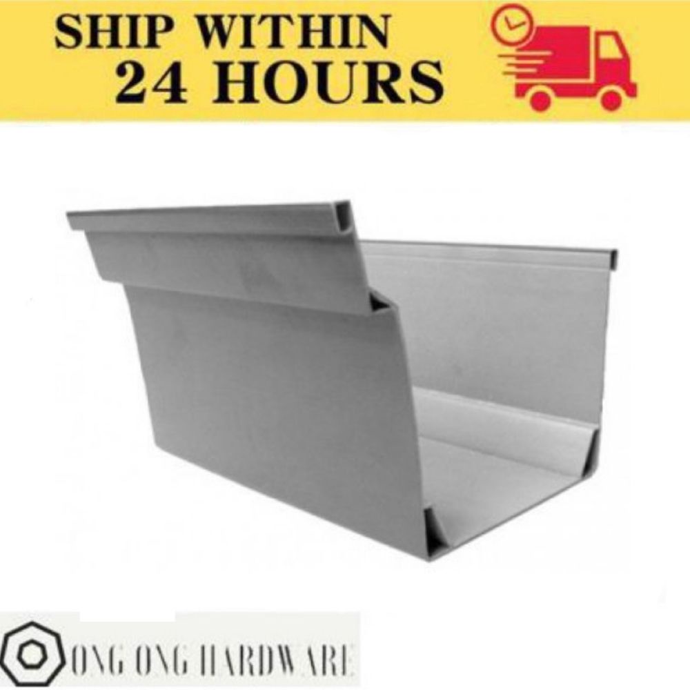 Gutter GREY 1 METER/ Rainwater System / SALUR AIR KELABU F300 / [ARENSI ...