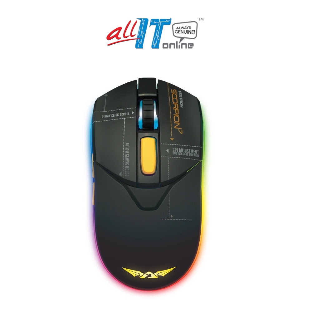 Armaggeddon Textron Scorpion 7 Wired USB RGB Optical Gaming Mouse ...