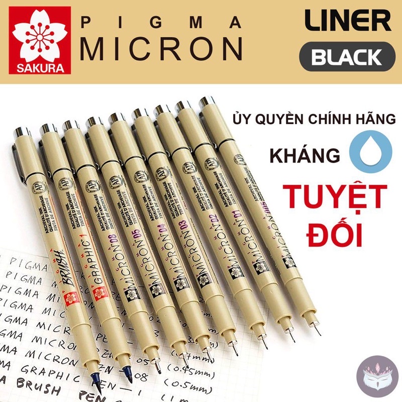Sakura Pigma Micron Black line Pen (Full Size) | Shopee Malaysia
