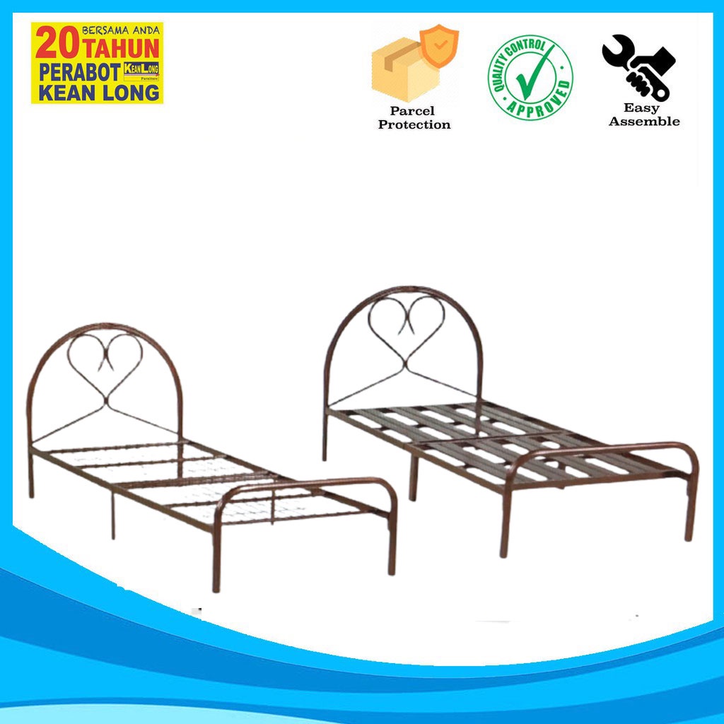 KLSB Katil Single Besi / Bingkai Katil / Single Bed Frame / Metal ...