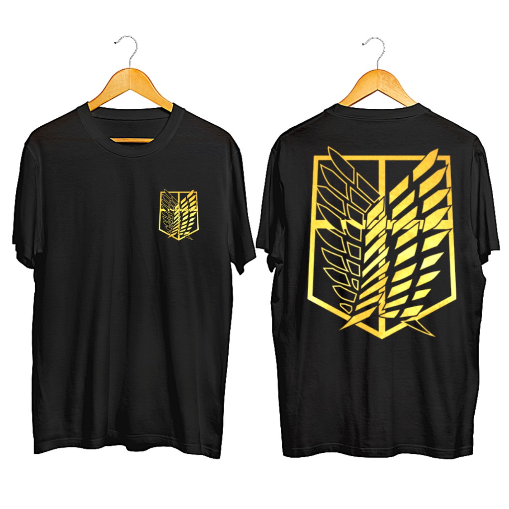 Attack On Titan AOT Logo T-shirt \ Shingeki No Kyojin Anime T-shirt ...