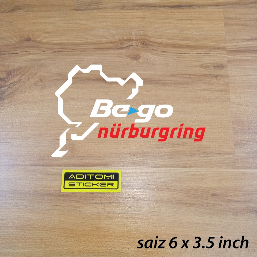 Daihatsu Bego Nurburgring Circuit diecut sticker | Shopee Malaysia