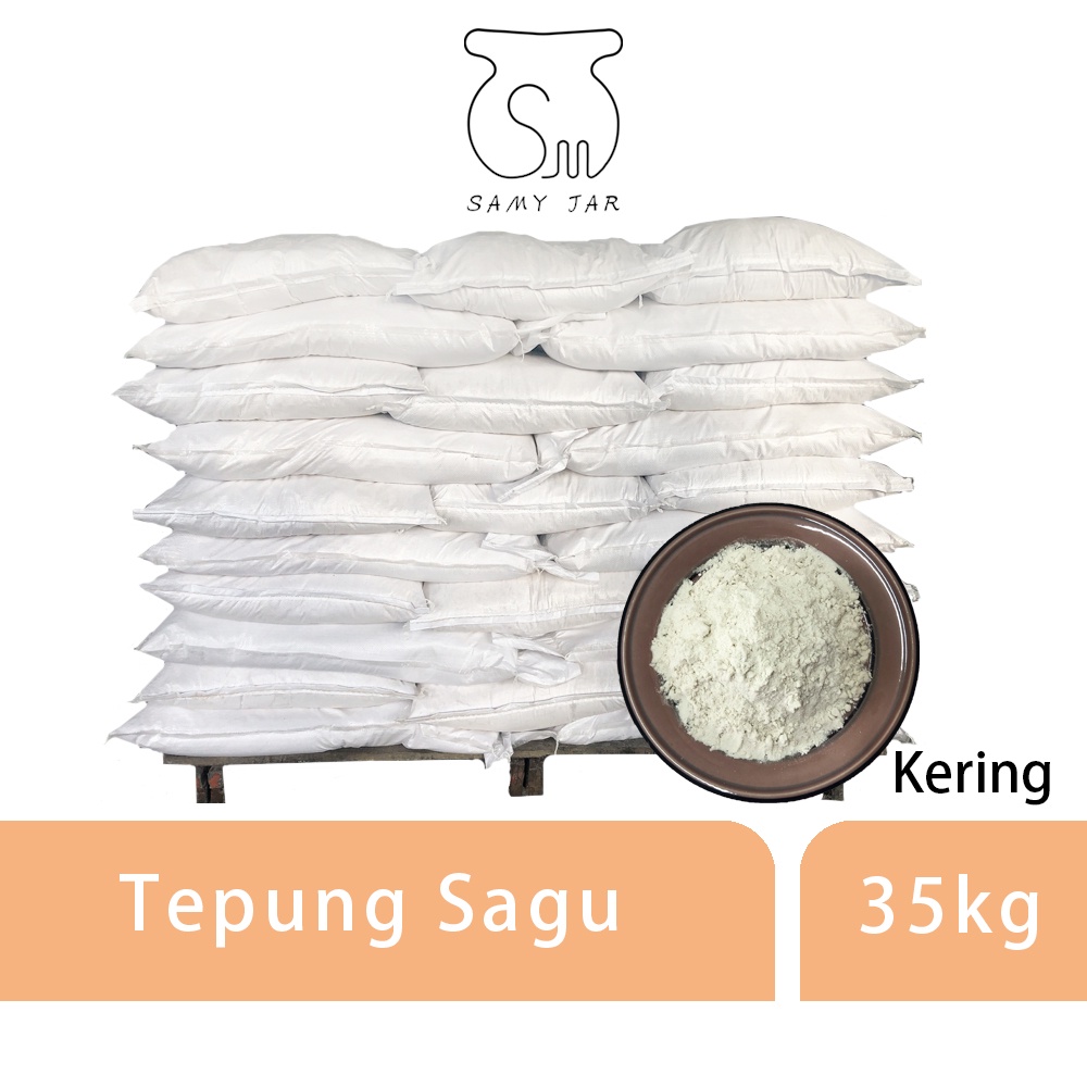 Tepung Sagu/35KG/Kering/Sago Starch/Rumbia/Sago Flour/沙谷粉/硕莪粉/Sago ...