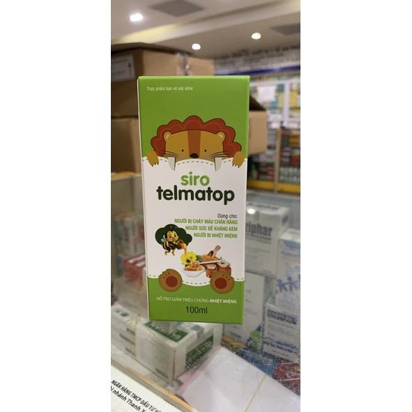 Telmatop syrup - used for children in cases of internal heat, rashes ...