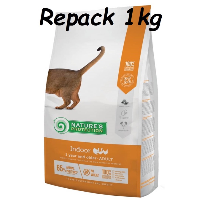 (REPACK 1kg) Nature's Protection INDOOR/Makanan Kucing/猫粮 | Shopee Malaysia