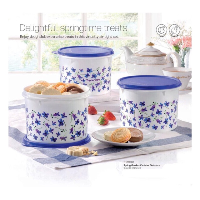 Spring Garden Canister (3 Pcs) | Shopee Malaysia