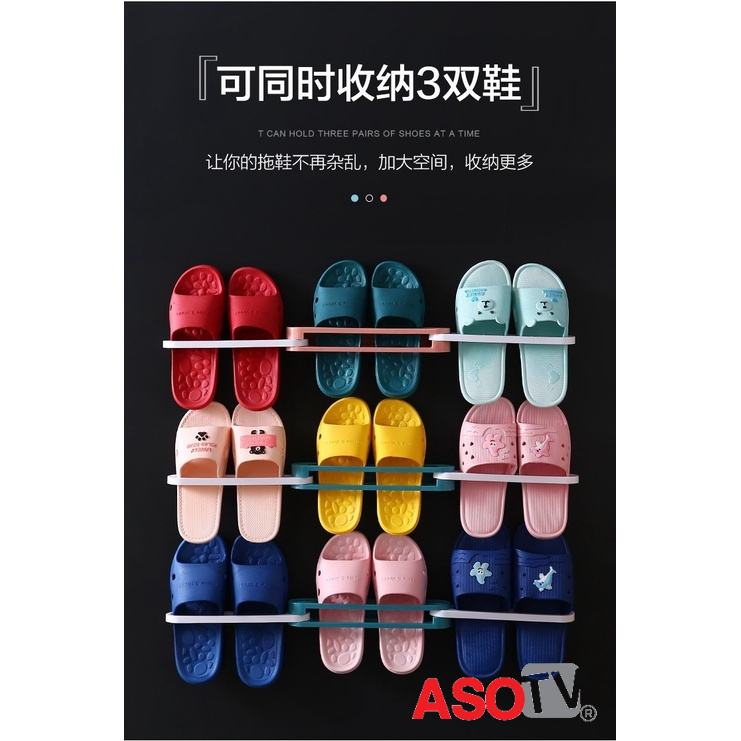 ASOTV® Foldable 3 in 1 Slippers Storage Rack Shoe Holder Storage Shoe ...