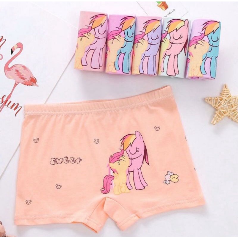 LITTLE PONY GIRLS' UNDERWEAR 2-10 YEARS GIRLS' BOXER CD/ | Shopee Malaysia