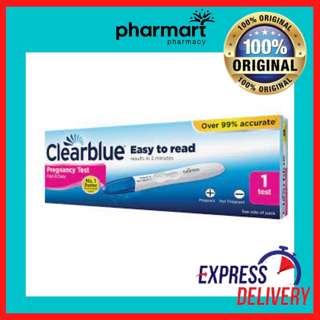 CLEARBLUE EASY PREGNANCY TEST 1'S BEXP12/ 2023 | Shopee Malaysia