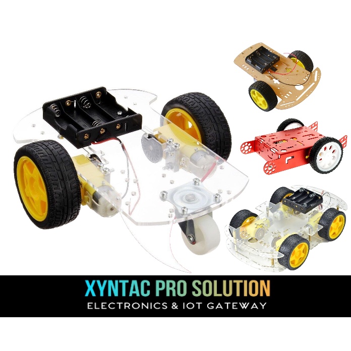 2WD 4WD Transparent / Aluminium Robot Smart Car Chassis Robotics Set ...