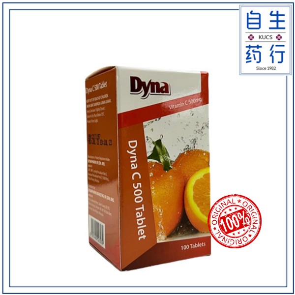 Dyna C500 tablet vitamin c 500mg (100tablets) | Shopee Malaysia