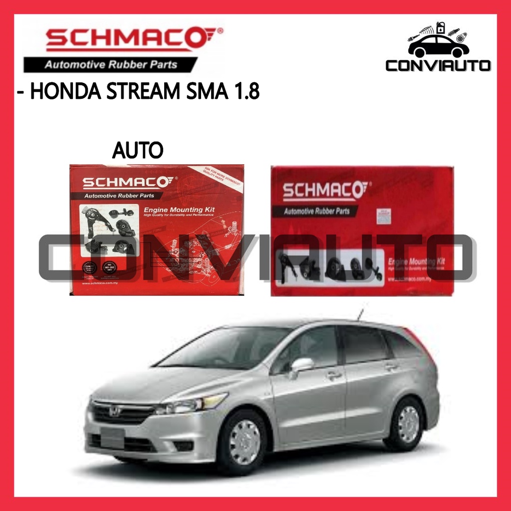 HONDA STREAM SMA 1.8 AUTO SCHMACO ENGINE MOUNTING SET (4PCS IN 1 SET ...
