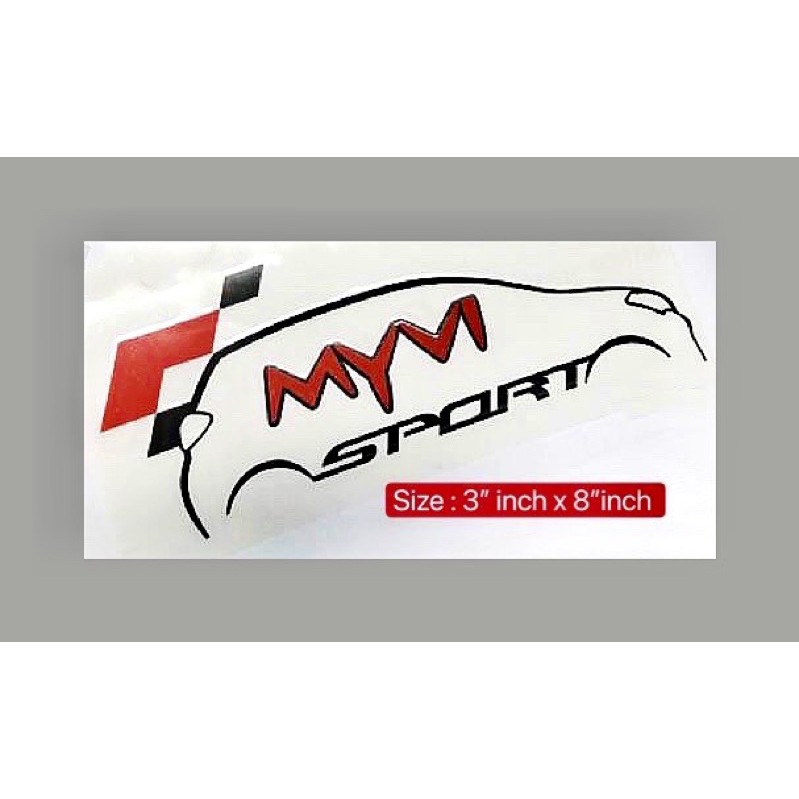 (Ready Stock ) S753# New MYVI SPORT Car Sticker | Shopee Malaysia