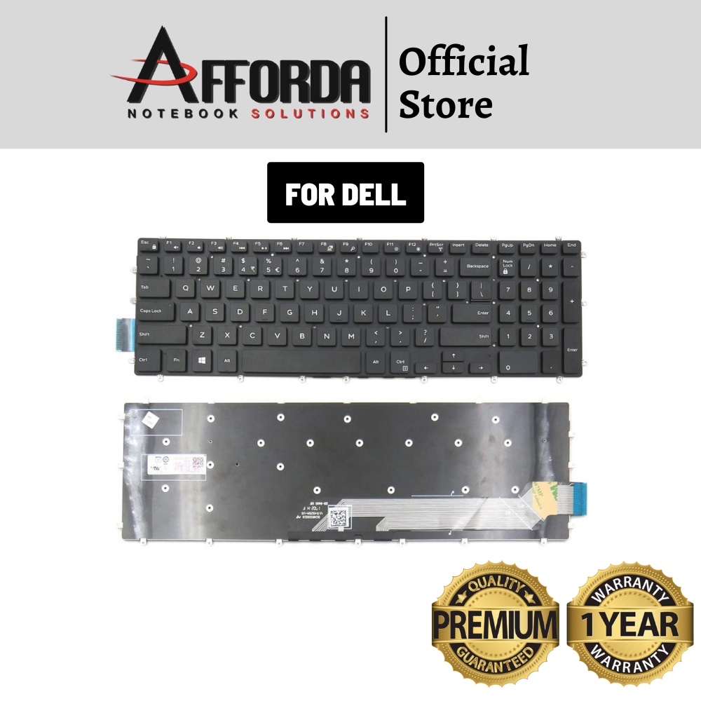 DELL 15-5570 3500 P86F Laptop Keyboard | Shopee Malaysia